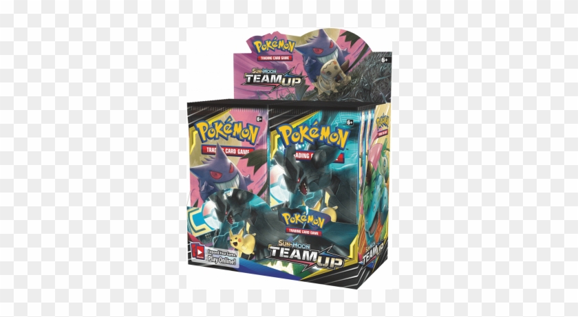 Pokemon Team Up Booster Box, HD Png Download - 1140x380(#4286850) - PngFind