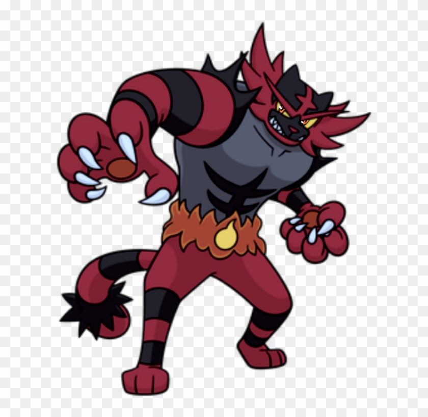 Alt , - Incineroar Pokemon, HD Png Download - 640x742(#4296510) - PngFind