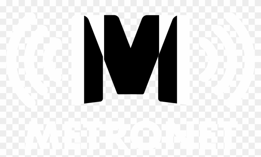 Metronet Internet Logo Black And Ahite - Parallel, HD Png Download ...