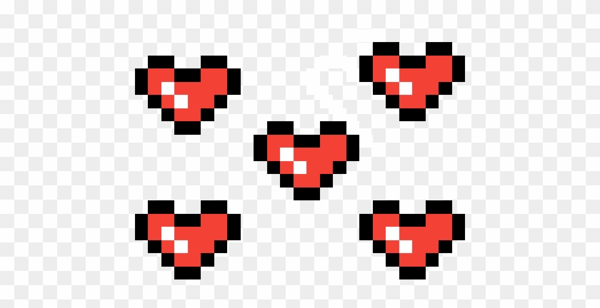 Minecraft Hearts - Power Up Sprite Sheet, HD Png Download - 592x592 ...