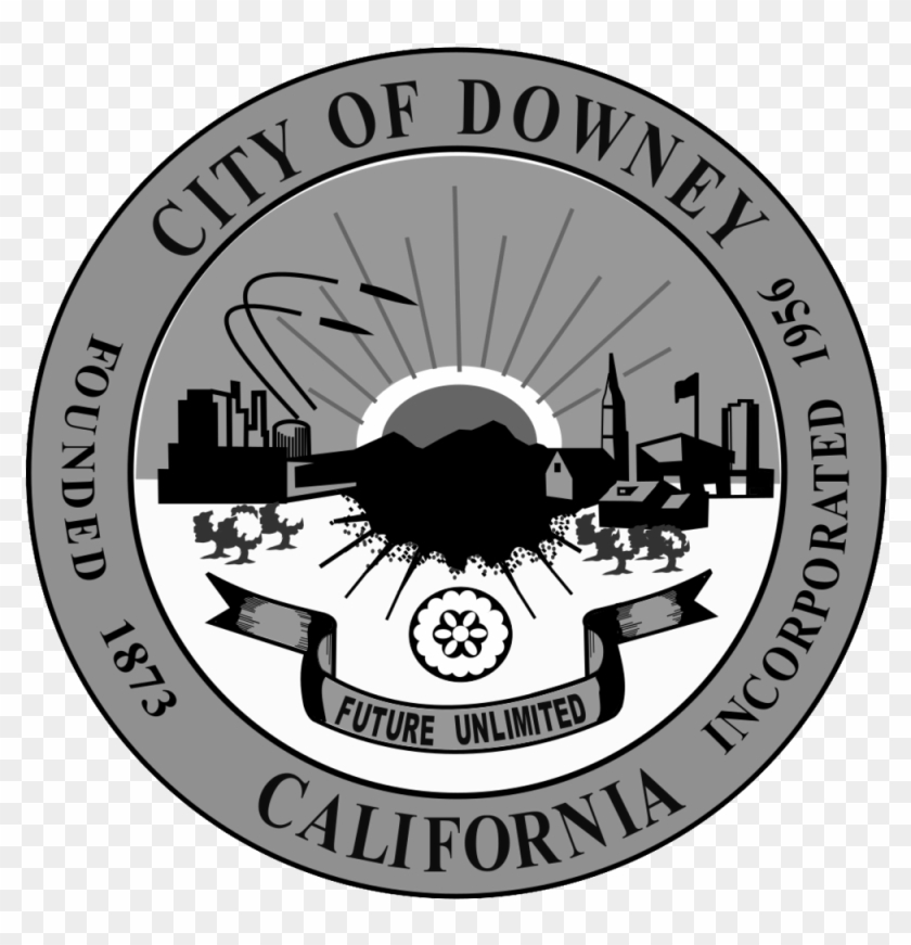 Seal Of Downey, California - City Of Downey Seal, HD Png Download ...