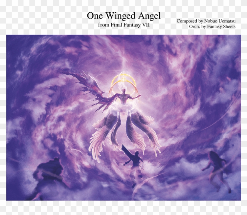 Final Fantasy Vii - Final Fantasy 1 Winged Angel, HD Png Download ...