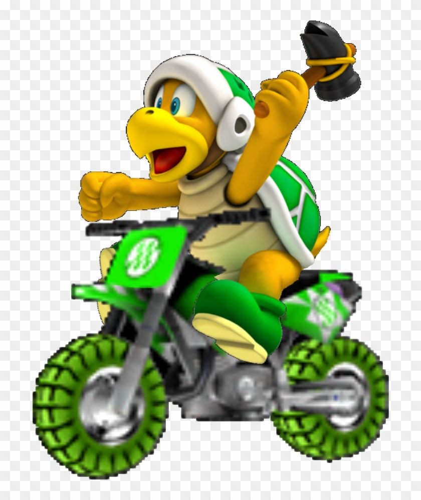 Hammer Bro Bike - Mario Kart Hammer Bro, HD Png Download - 713x918 ...