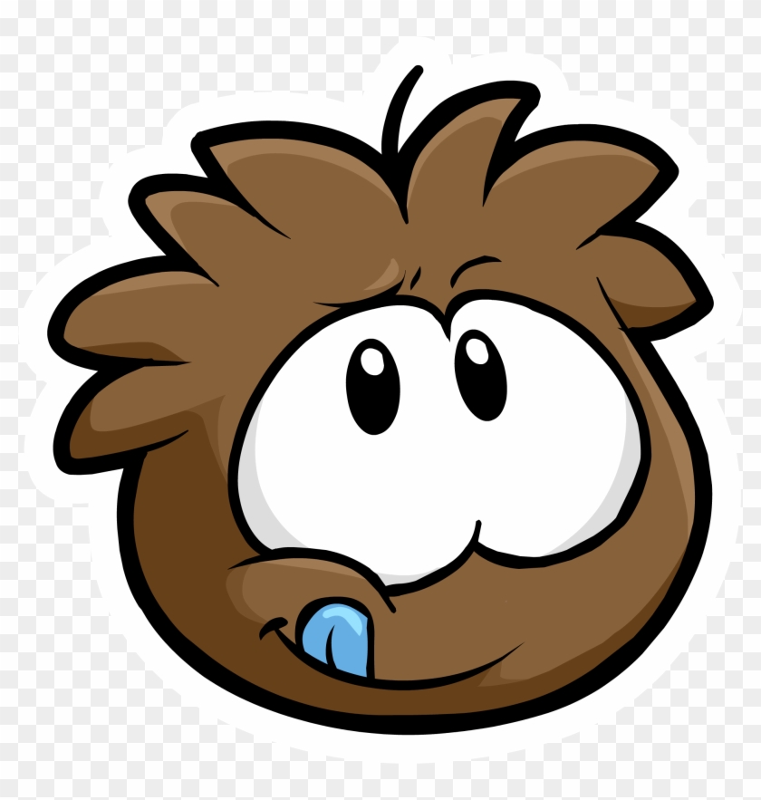 Brown Puffle - Club Penguin Brown Puffle, HD Png Download - 2068x2076 ...