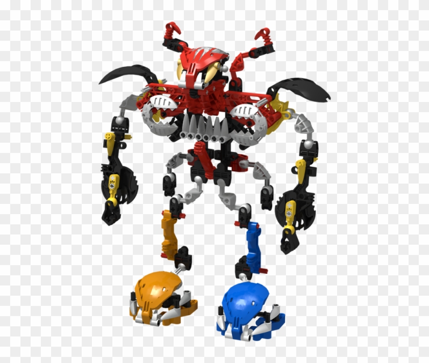 Classic Megazord Bohrok Combiner Wip - Lego Bionicle Combiner, HD Png ...