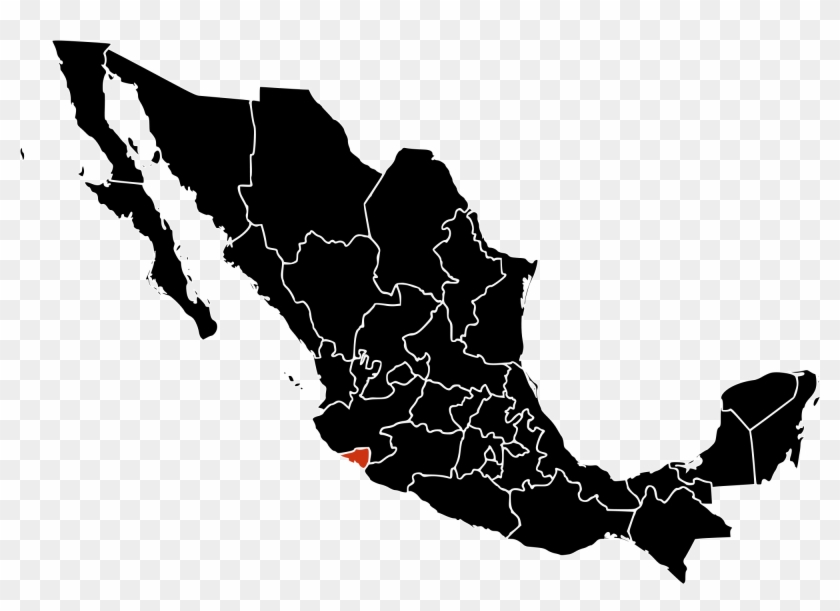 Mexico Mapa Png - Mapa Mexico Editable Powerpoint, Transparent Png ...