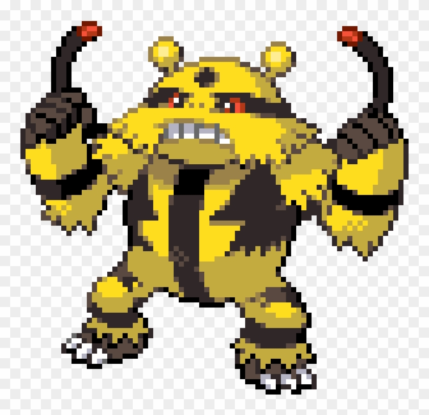 View Electivire , - Electivire Gen 4 Sprite, HD Png Download - 800x800 ...
