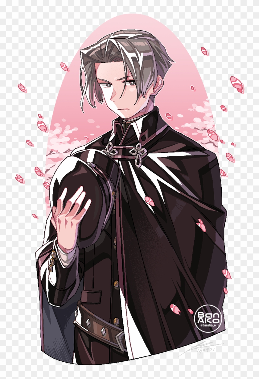 Ace Attorney Daigyakutensaiban Miles Edgeworth Aa Dgs - Cartoon, HD Png ...