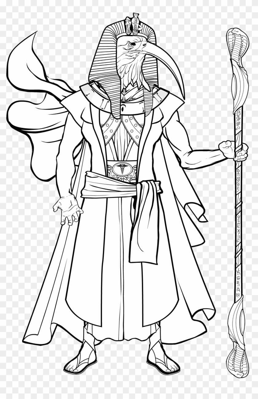 Thoth - Illustration, HD Png Download - 1588x2376(#4366677) - PngFind