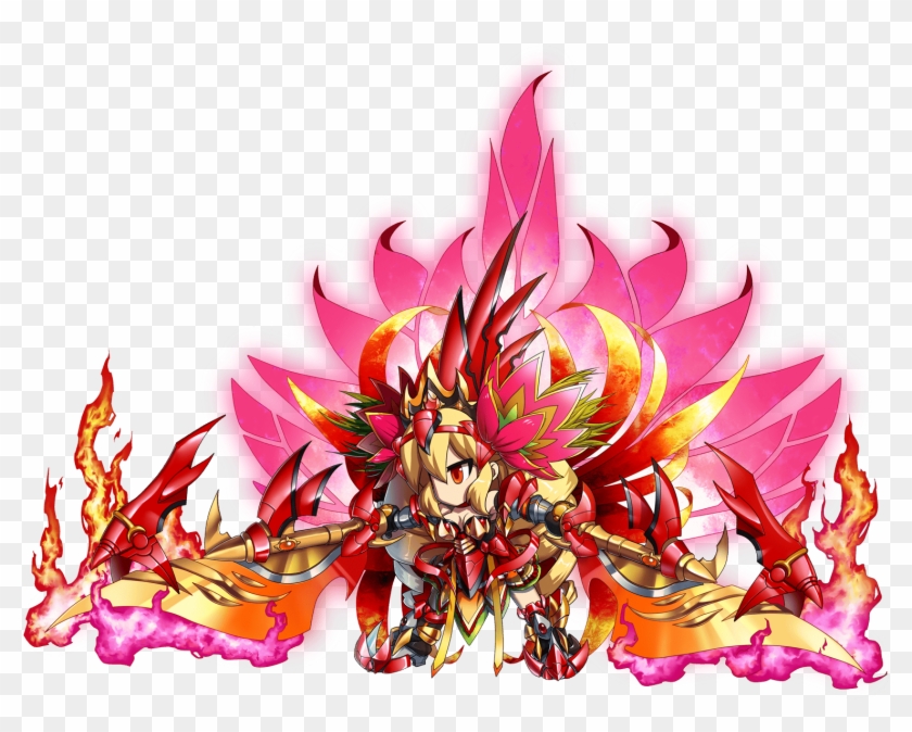 Unit Ills Full 10255 - Brave Frontier Red Axe Michele, HD Png Download ...