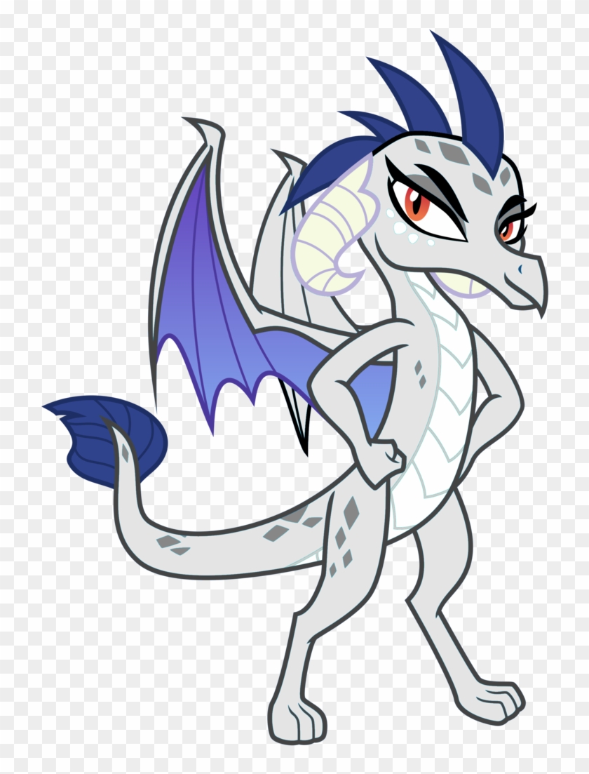Colored Drawing Dragon - My Little Pony Dragon, HD Png Download ...