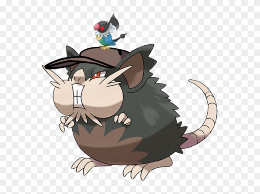 Alolan Jontron Aka Ratechate - Alolan Raticate Pokemon Go, HD Png ...