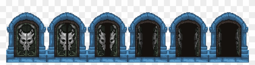 Various Assets For A Project U Necromanu Im Working - 2d Door Sprite ...