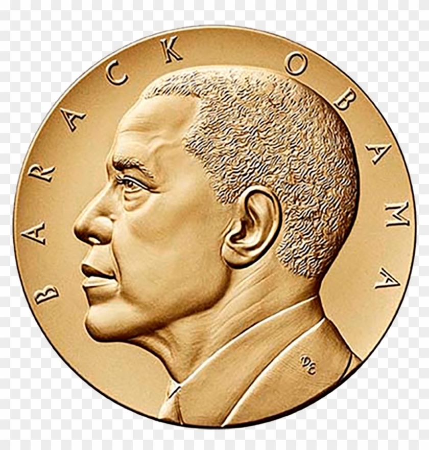 2nd Term Obama - Barack Obama Coin, HD Png Download - 1000x1000 ...