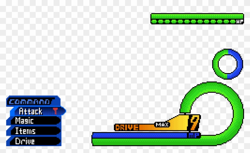 Kingdom Hearts Hud Elements - Kingdom Hearts Hud Png, Transparent Png ...