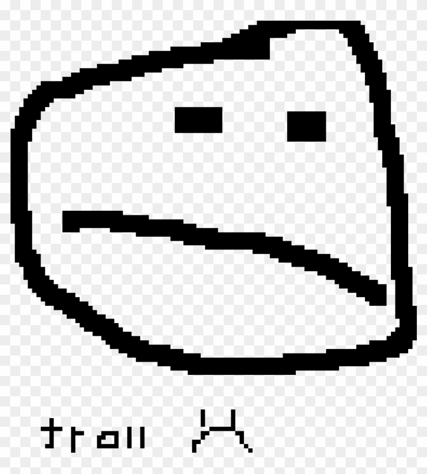 Sad Troll Face - Clip Art, HD Png Download - 1200x1200(#444039) - PngFind