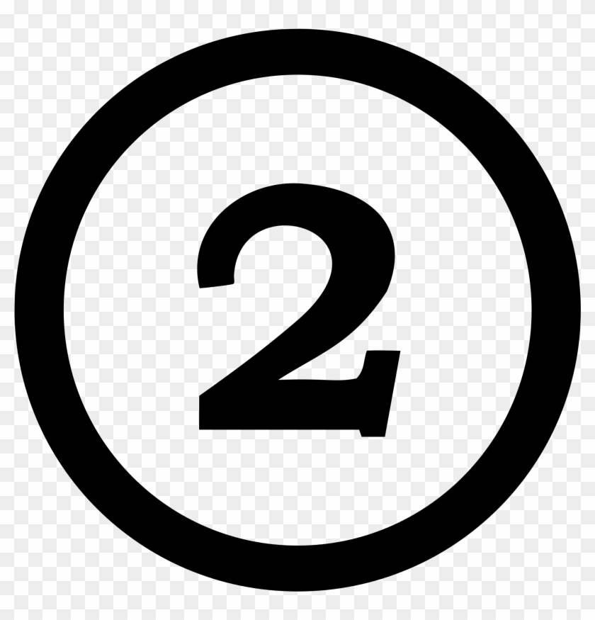 Number 2 Png - Play Button Icon Png, Transparent Png - 2000x2000 ...