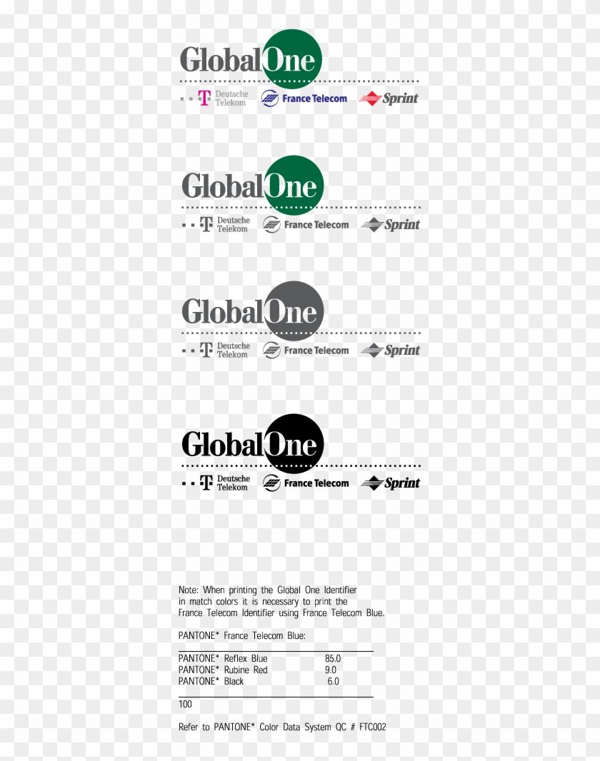 Free Vector Global One Id Logo - Global One, HD Png Download - 339x986 ...