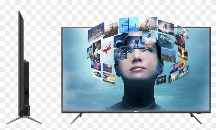 43 Inch 4k Smart Ips Led Tv - Sanyo Android Tv, HD Png Download ...