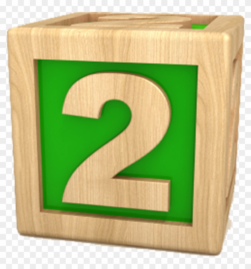 2 - Clipart Library - Wooden Block Number 2, HD Png Download ...