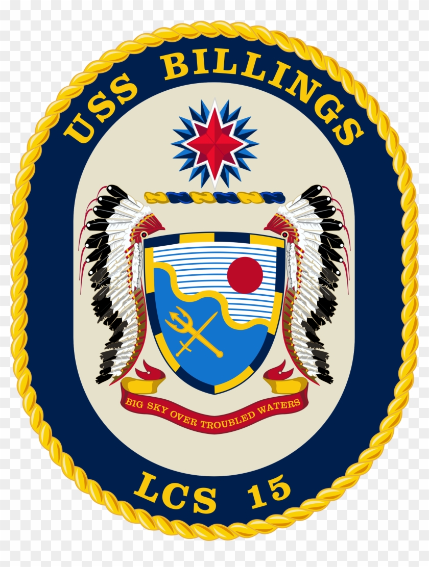 The Official Crest Of The Freedom Variant Littoral - Uss Billings Lcs ...