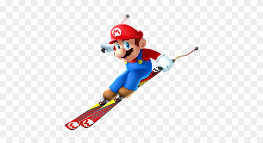 Super Mario Skiing, HD Png Download - 704x449(#4437939) - PngFind