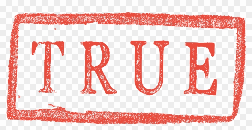 Free Download - Transparent True Or False, HD Png Download - 3569x1673 ...