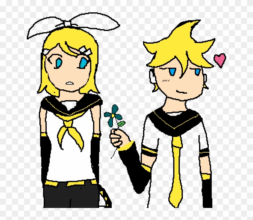 Len And Rin Kagamine - Cartoon, HD Png Download - 906x960(#4458802 ...