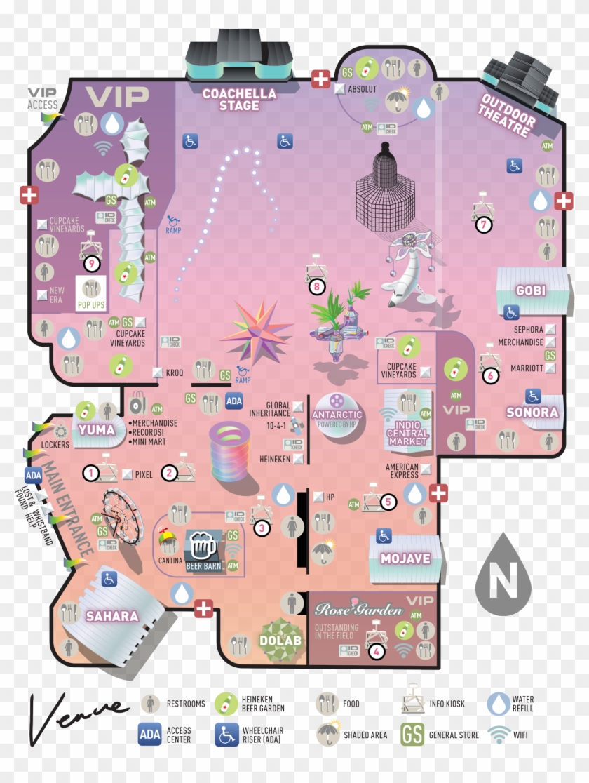 Coachella Location Change Clipart