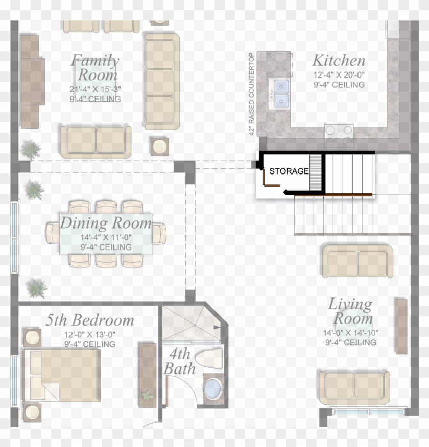 Extended Storage - Floor Plan, HD Png Download - 1920x1865(#4478932 ...