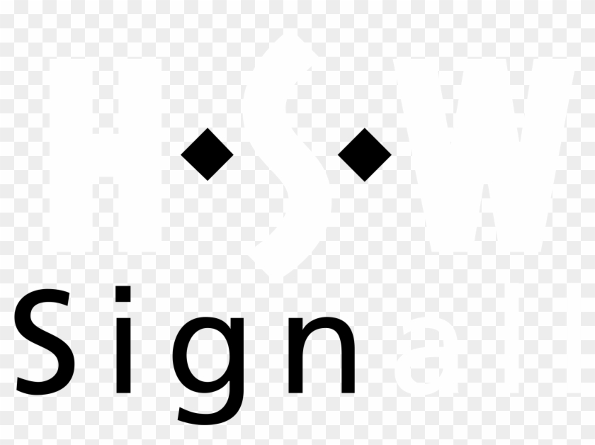 Hsw Signall Logo Black And White - Graphics, HD Png Download ...