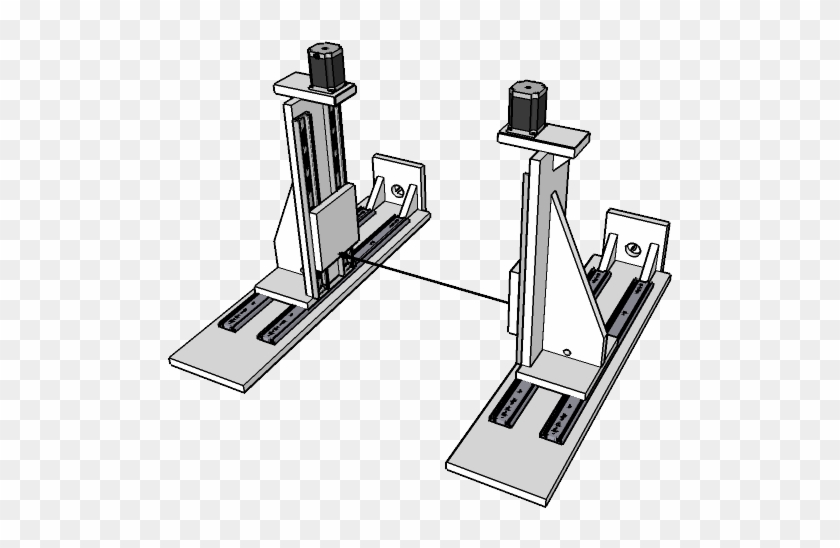 Hotwire Cnc Foam Cutter - Cnc Hot Wire Foam Cutter Drawing, HD Png ...