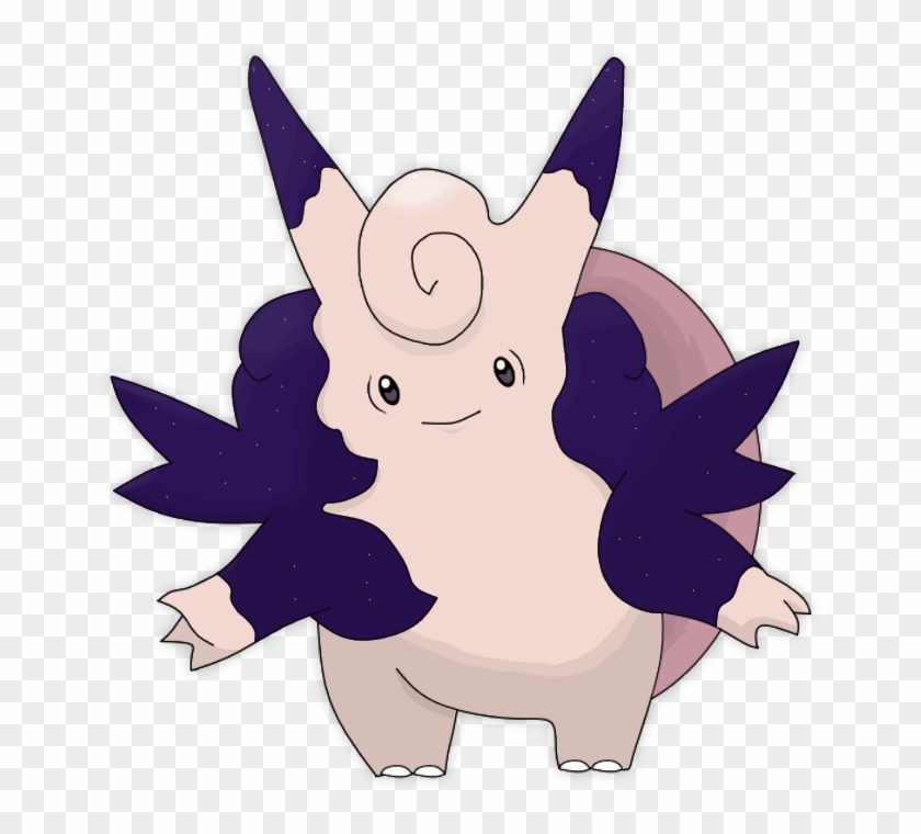 Mega Clefable Fan Made Sun And Moon Ⓒ - Cartoon, HD Png Download ...