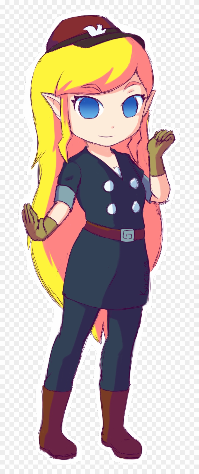 Legend Of Zelda Spirit Tracks Link, HD Png Download - 690x1920(#4489382 ...