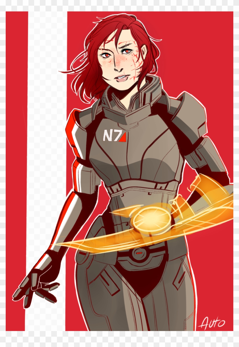 Femshep Commander Shepard Me Персонажи Mass Effect фэндомы Cartoon