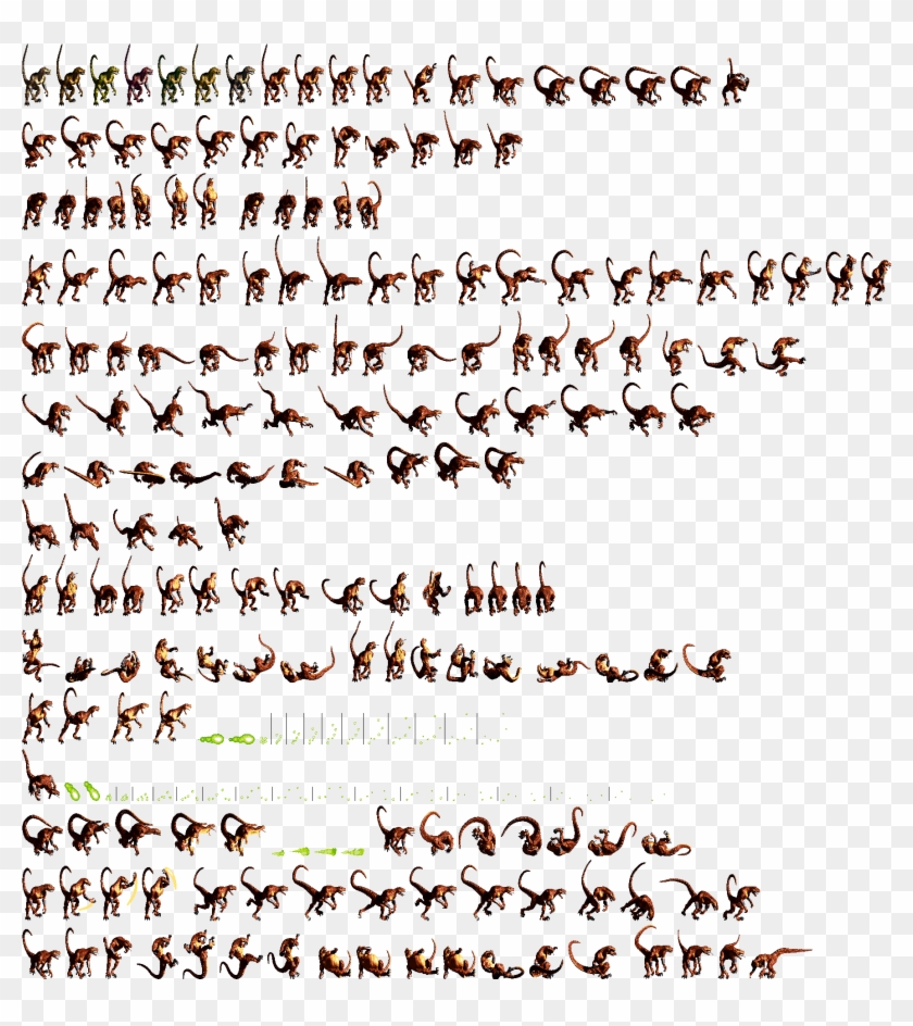 Riptor By Handtoeknee - Killer Instinct Riptor Sprites, HD Png Download ...