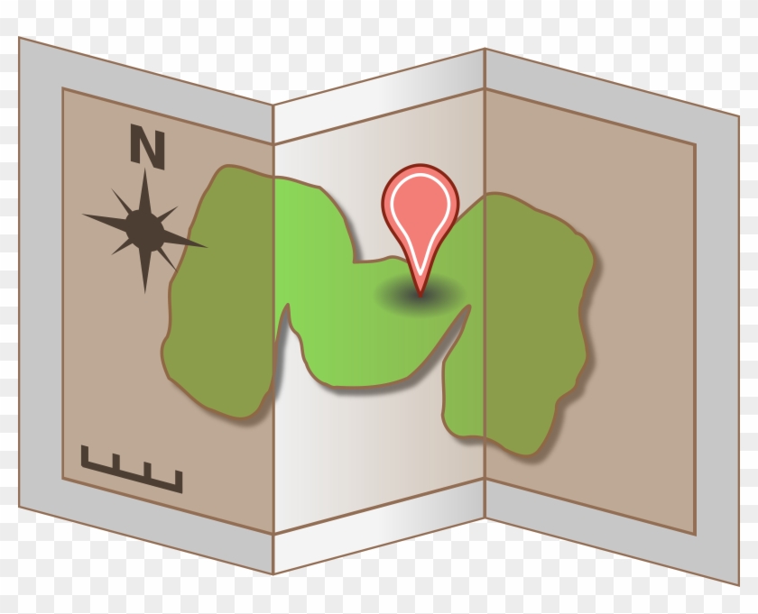 Big Image - Map Cartoon Icon Png, Transparent Png - 2400x1833(#450182 ...