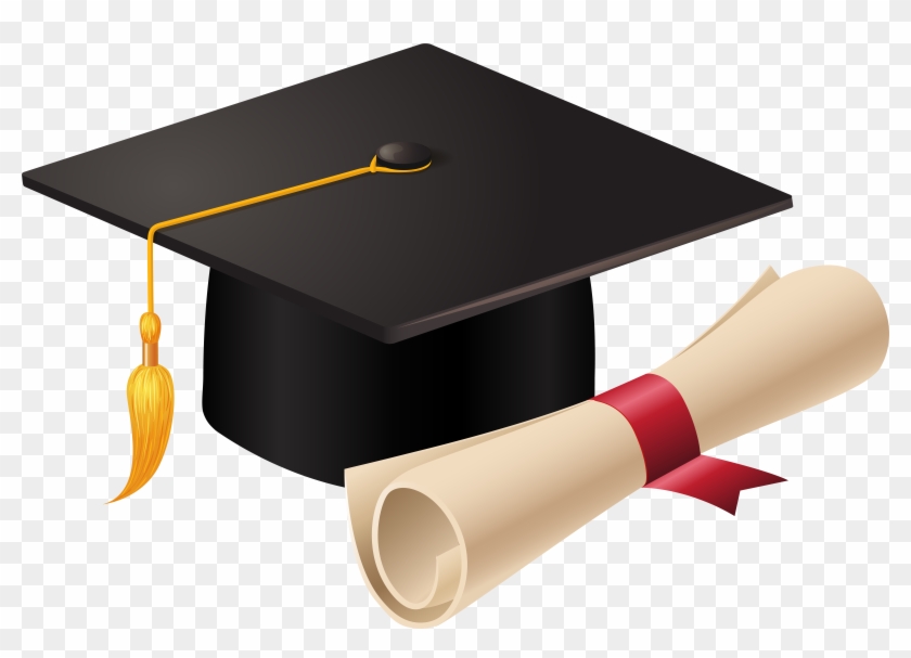 Graduation Cap And Diploma Png, Transparent Png - 8000x5464(#457309 ...