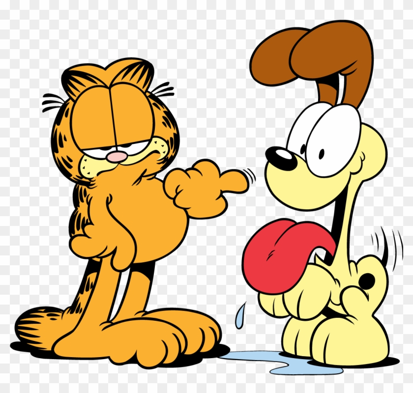 Odie Hugging Garfield Comic Games, Roommate, Garfield - Garfield And ...