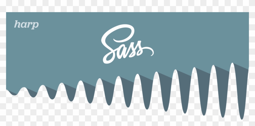 Sass Wordmark - Sass, HD Png Download - 1750x782(#4522015) - PngFind