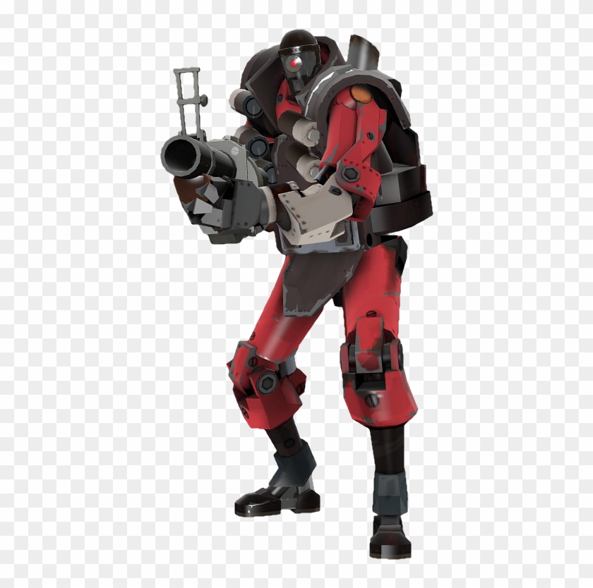 Giant Rapid Fire Demoman - Robot, HD Png Download - 407x765(#4525902 ...