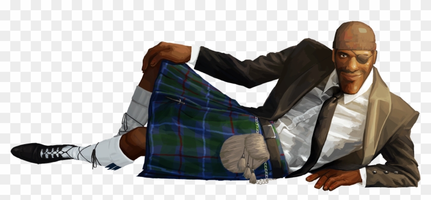 Stupid Sexy Demoman - Tf2 Demoman Without Hat, HD Png Download ...