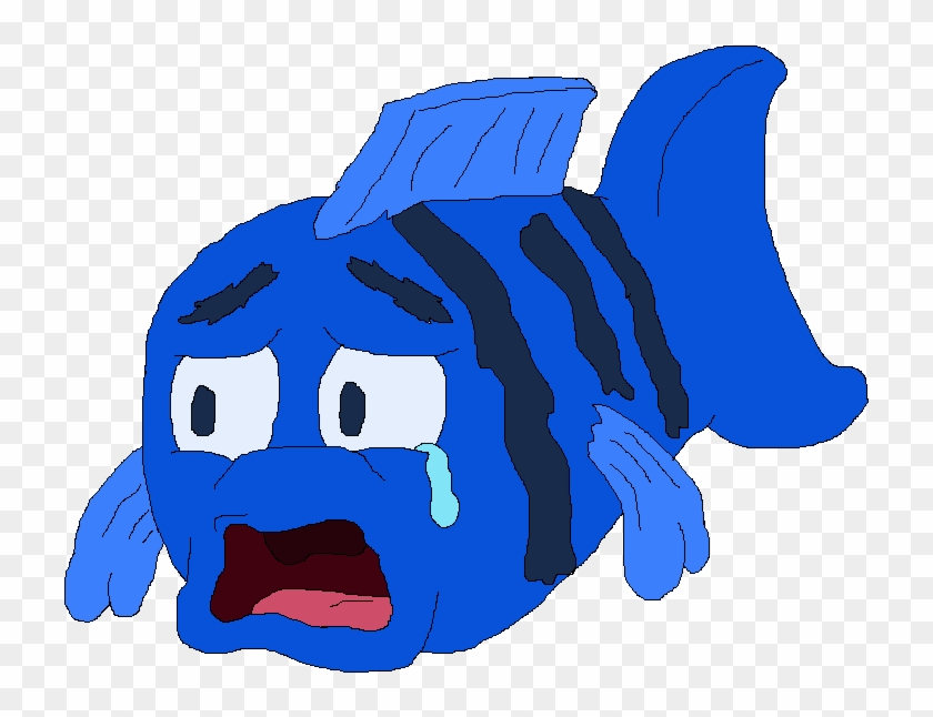 Sad Fish Png - Sad Fish Cartoon Transparent, Png Download - 1000x729 ...