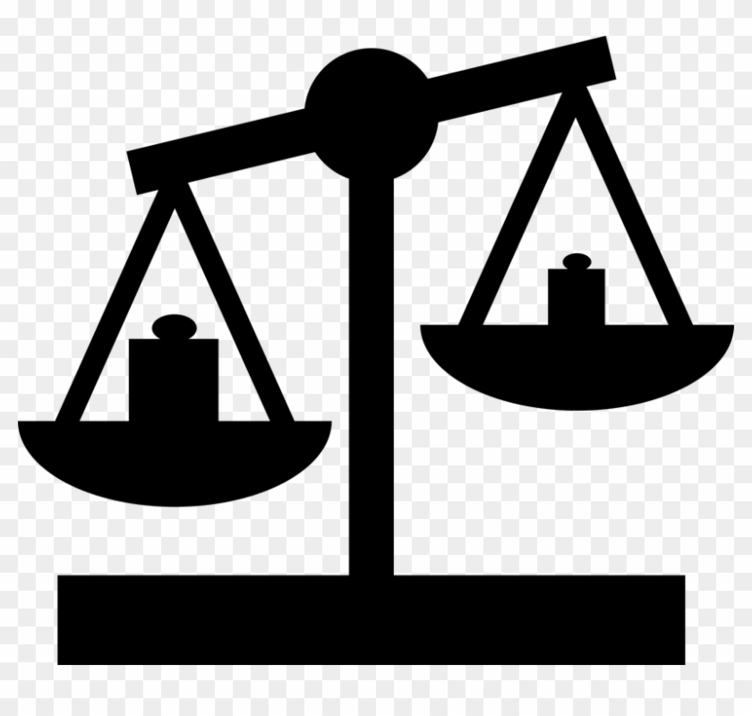 Scale Balance Weight - Inequality Logo, HD Png Download - 819x720 ...