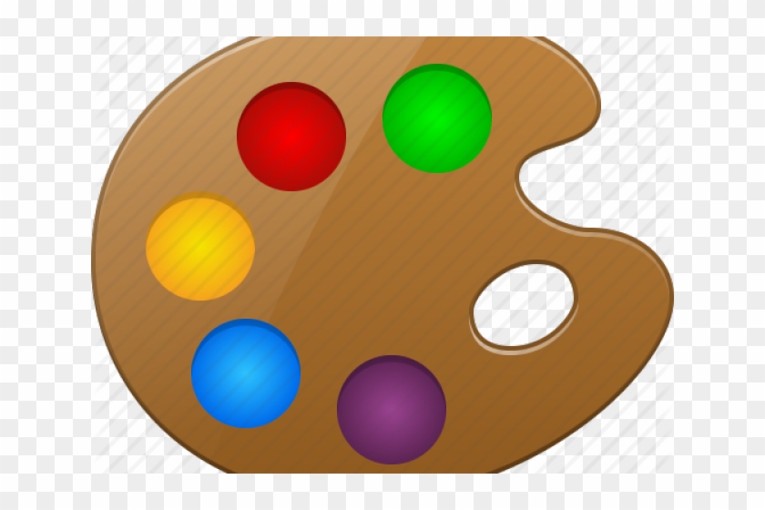 Paint Clipart Color Pallet - Circle, HD Png Download - 640x480(#4559424 ...