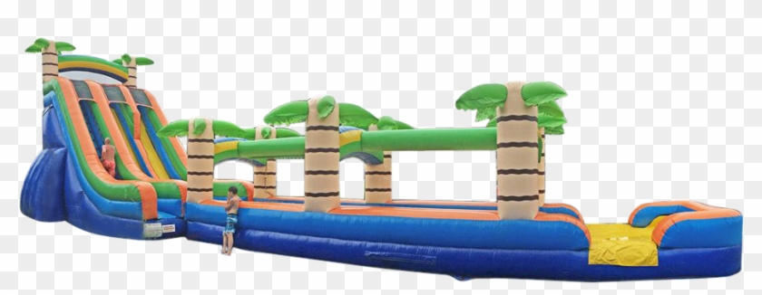 22ft Tropical Waterslide - Inflatable, HD Png Download - 960x479 ...