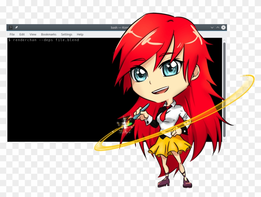 At The Moment Renderchan Is Available For Linux Users - Cartoon, HD Png ...