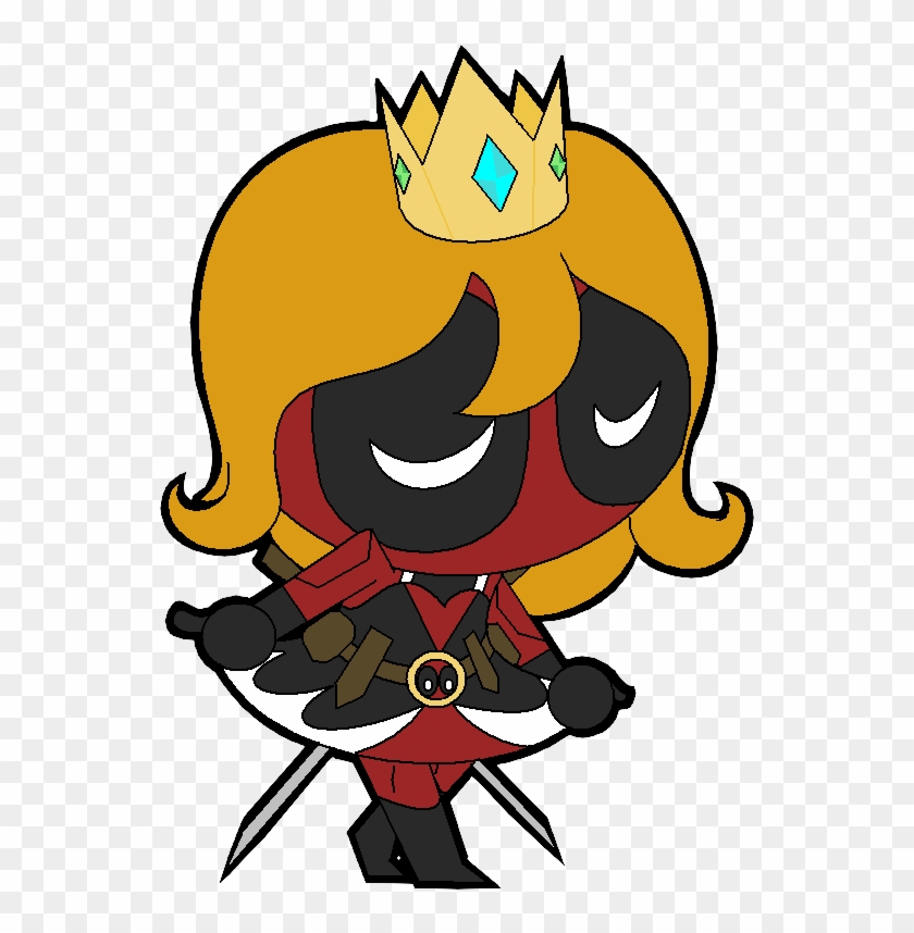 Chibi Deadpool By Itzeldrag108 - Lady Deadpool Chibi Png, Transparent ...