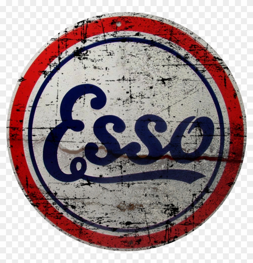 Vintage Esso Gasoline Sign Oil Gas Signs Pinterest, HD Png Download ...