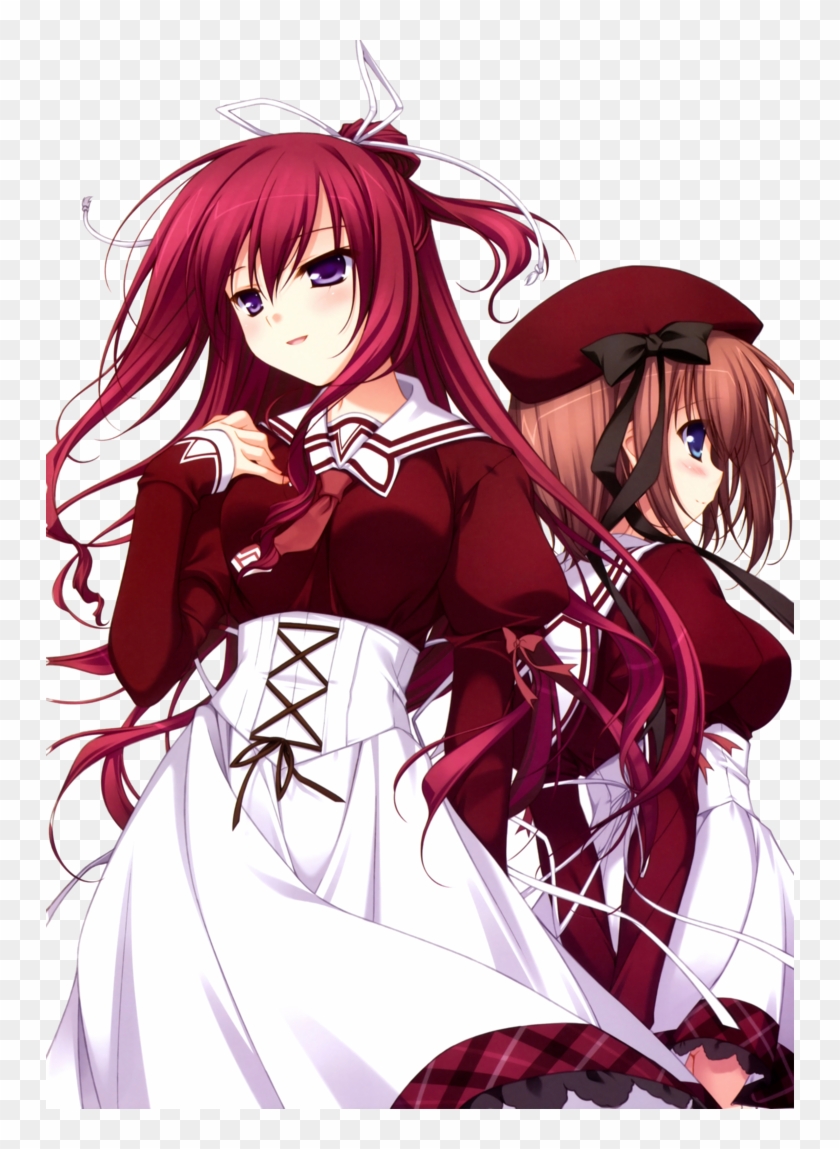 11 Eyes Anime - 11eyes Yuka, HD Png Download - 748x1069(#4600269) - PngFind